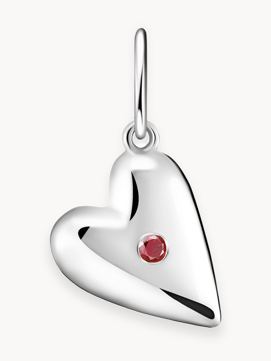 Подвеска, серебро, 925 проба, фианит