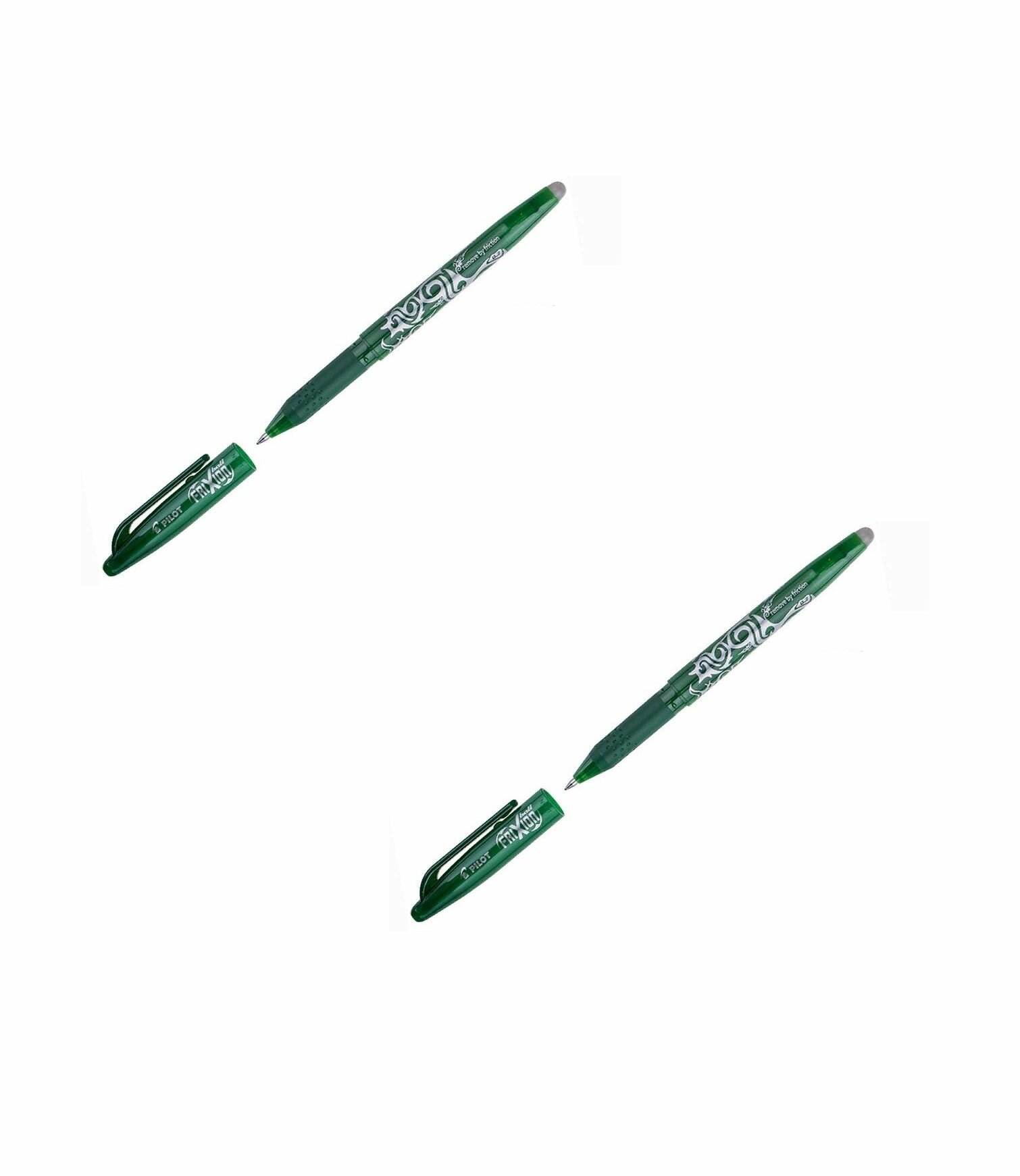 Pilot Ручка гелевая, Frixion, зеленый, 0,35мм, 2 уп