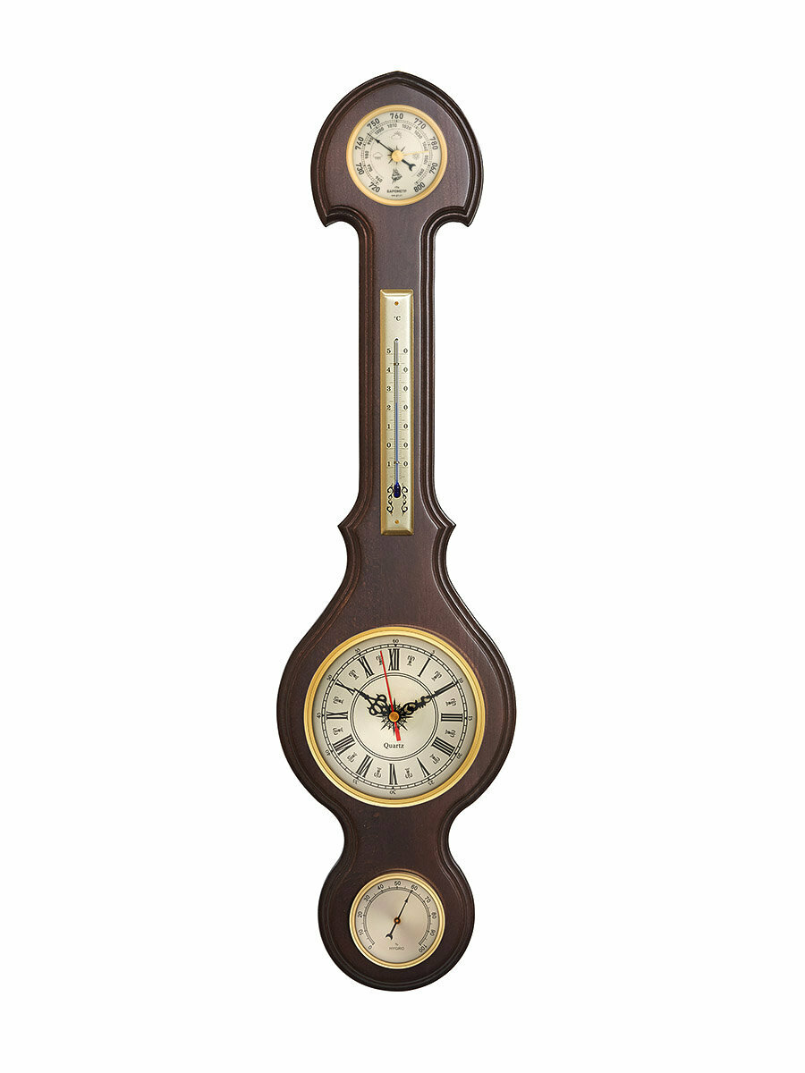 Бриг БМ94042-ЧТГБ-В. Метеостанция механическая , настенная , для дома .