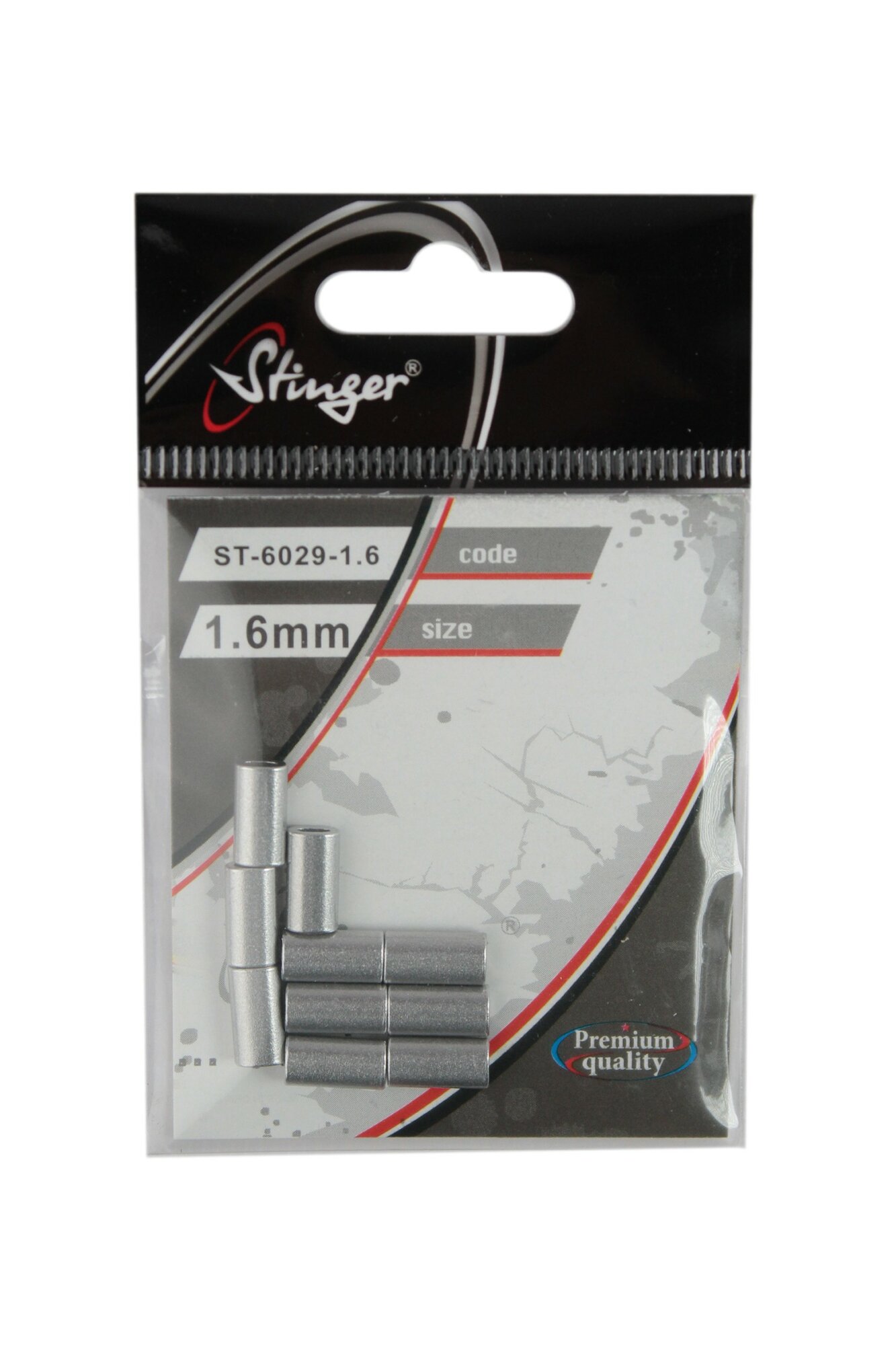 Stinger ST-6029-1.6x3.2 Обжимная трубка набор 10 шт для кабелей и проводов электрики