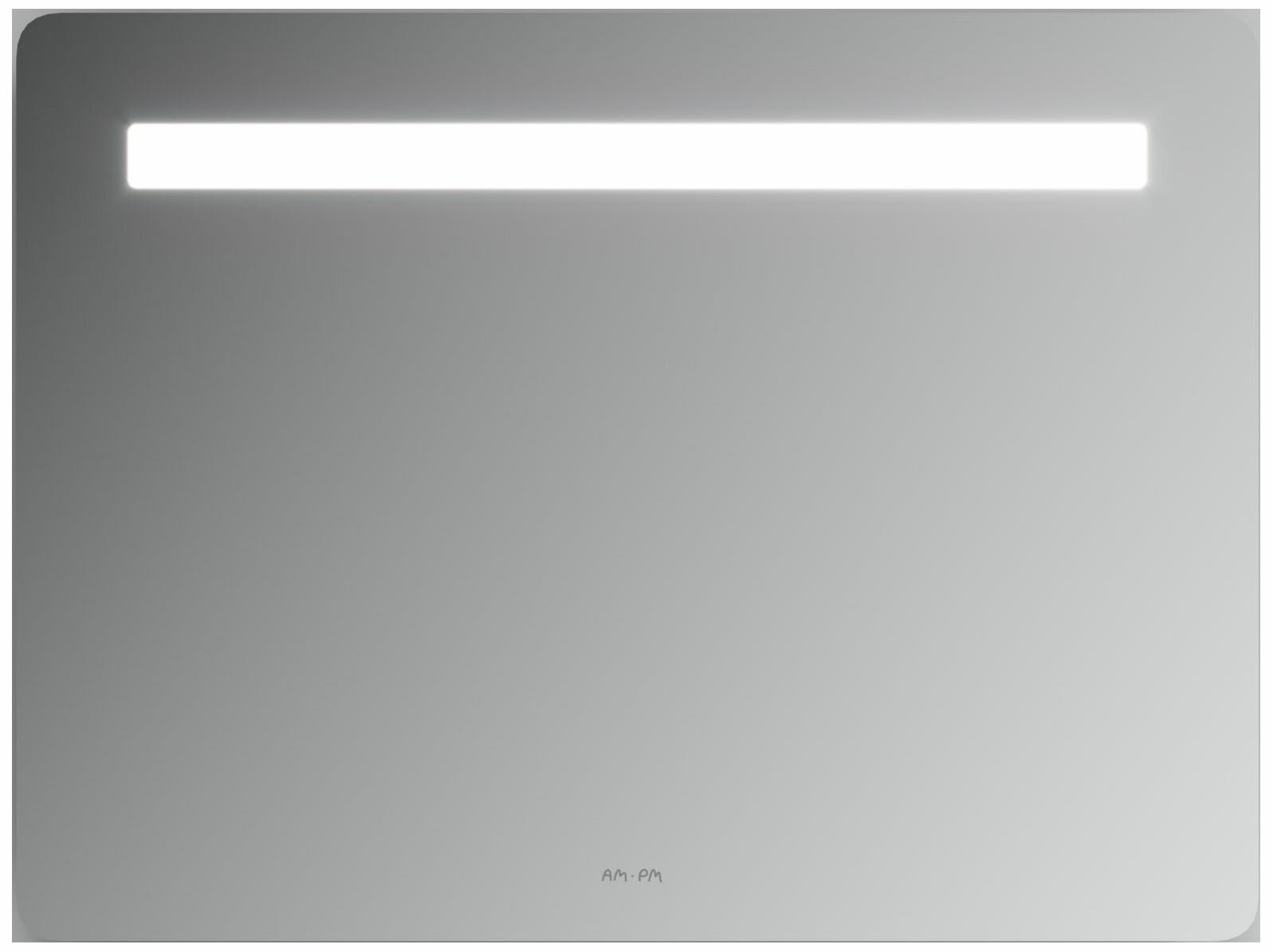 Зеркало для ванной AM.PM Gem, прямоугольное, с подсветкой, настенное размещение