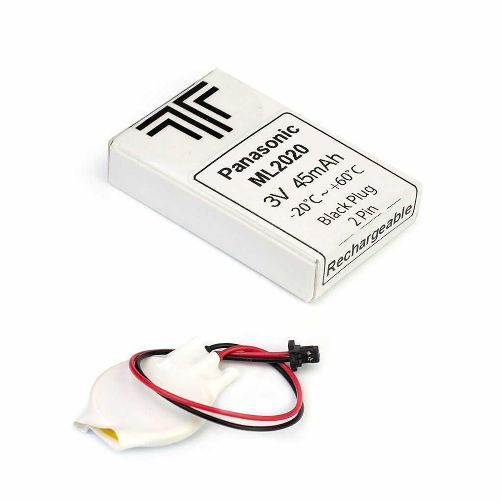 Аккумулятор PANASONIC ML2020 с разъемом для Raspberry Pi 5 RTC