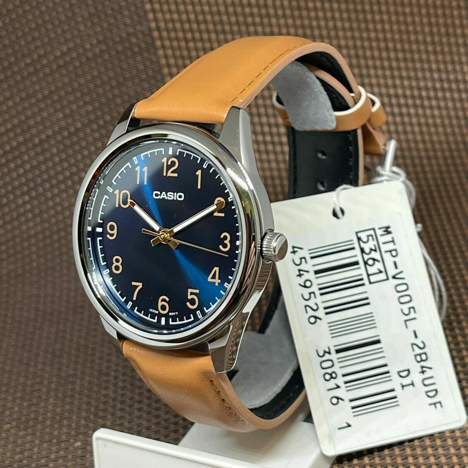 Наручные часы CASIO Collection Men, коричневый, синий — фото 1