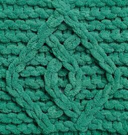 Пряжа PUFFY FINE (Alize), тём. изумруд - 532, 100% микрополиэстер, 5 мотков, 100 г, 14 м.