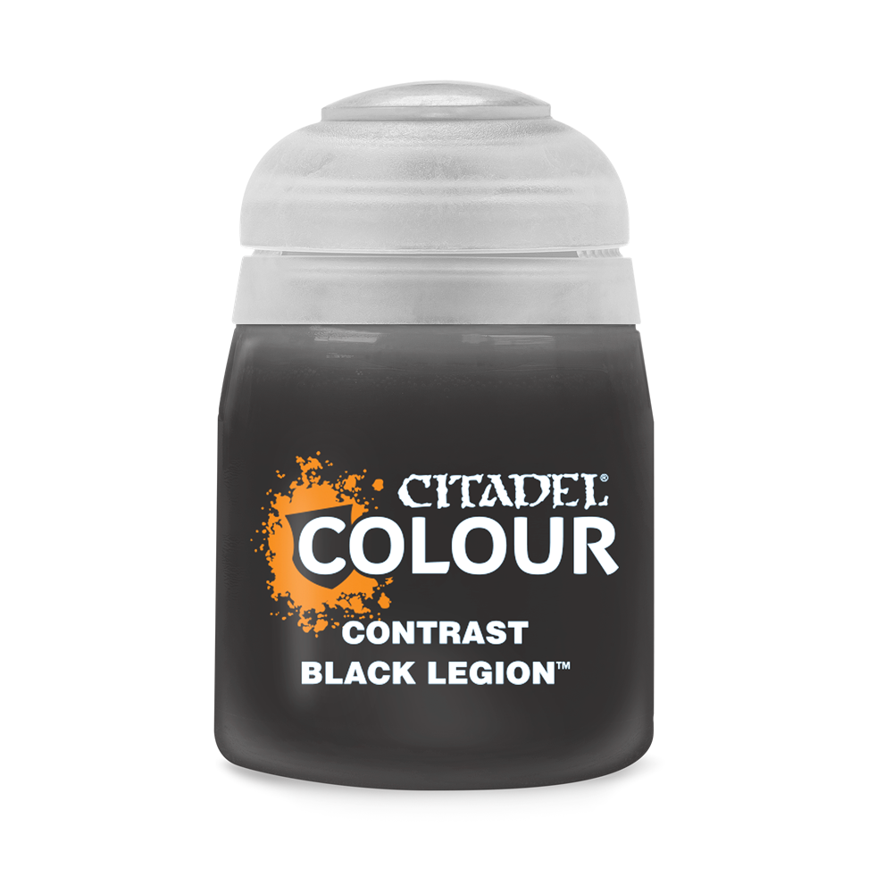 Аксессуар для Warhammer Games Workshop Краска Контраст Черный Легион (Black Legion (18 ml)