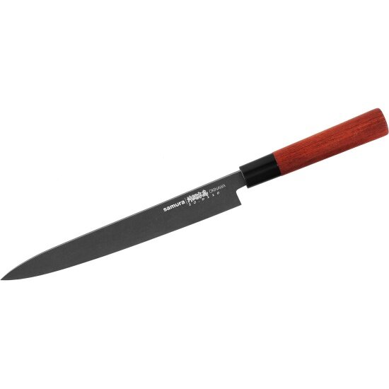 Нож кухонный для суши Янагиба Samura OKINAWA 240 мм, AUS-8, палисандр (SO-0110B/K)