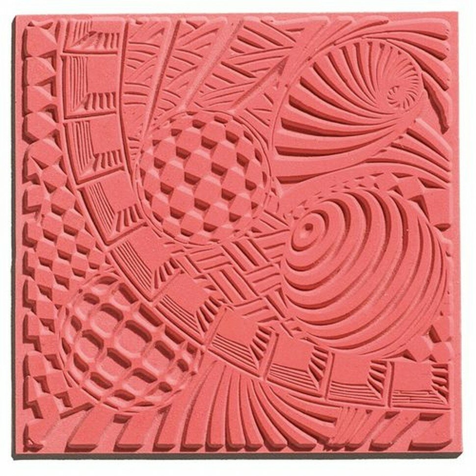 Efco 9500504 Текстурный коврик для полимерной глины, 9 x 9 см