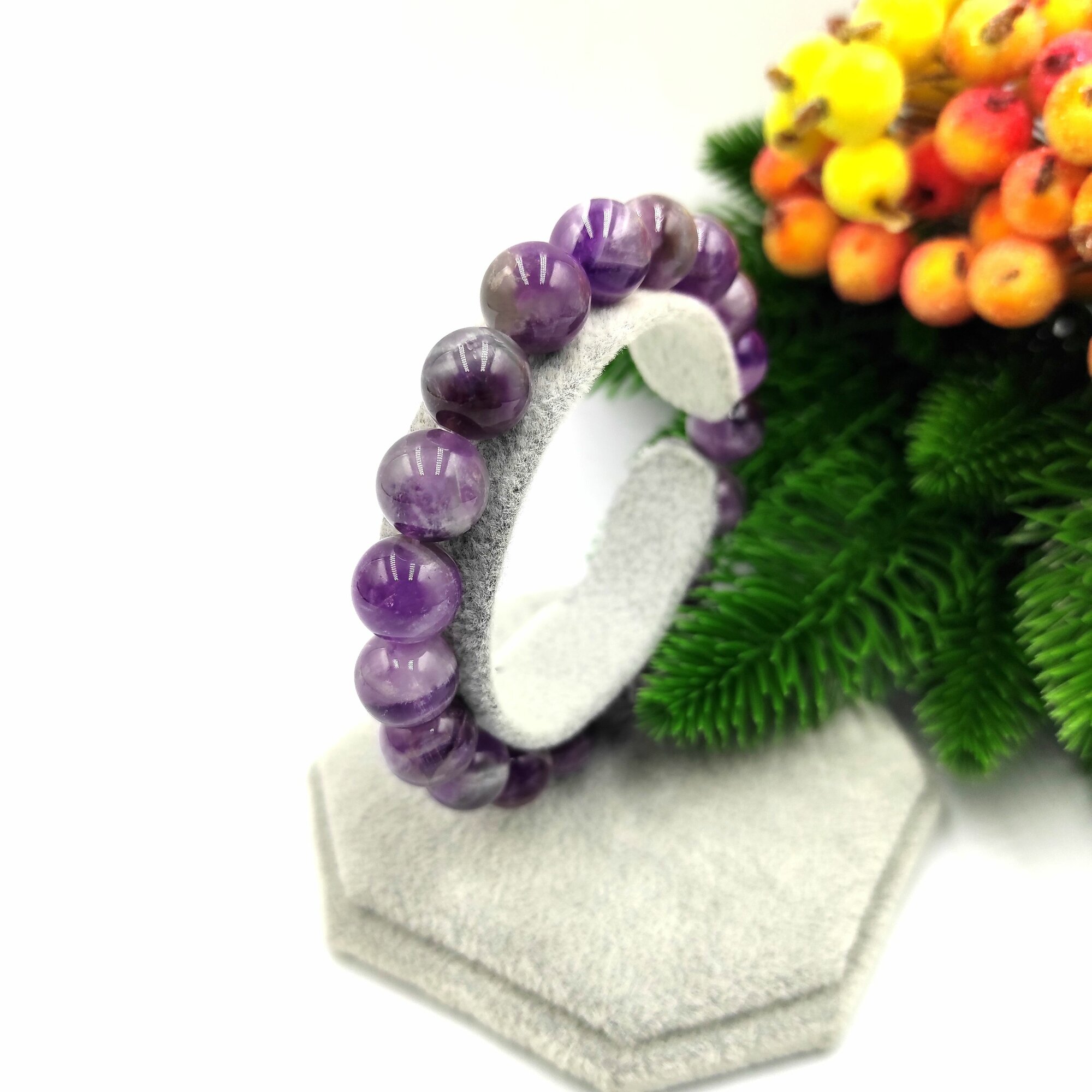 Браслет, аметист