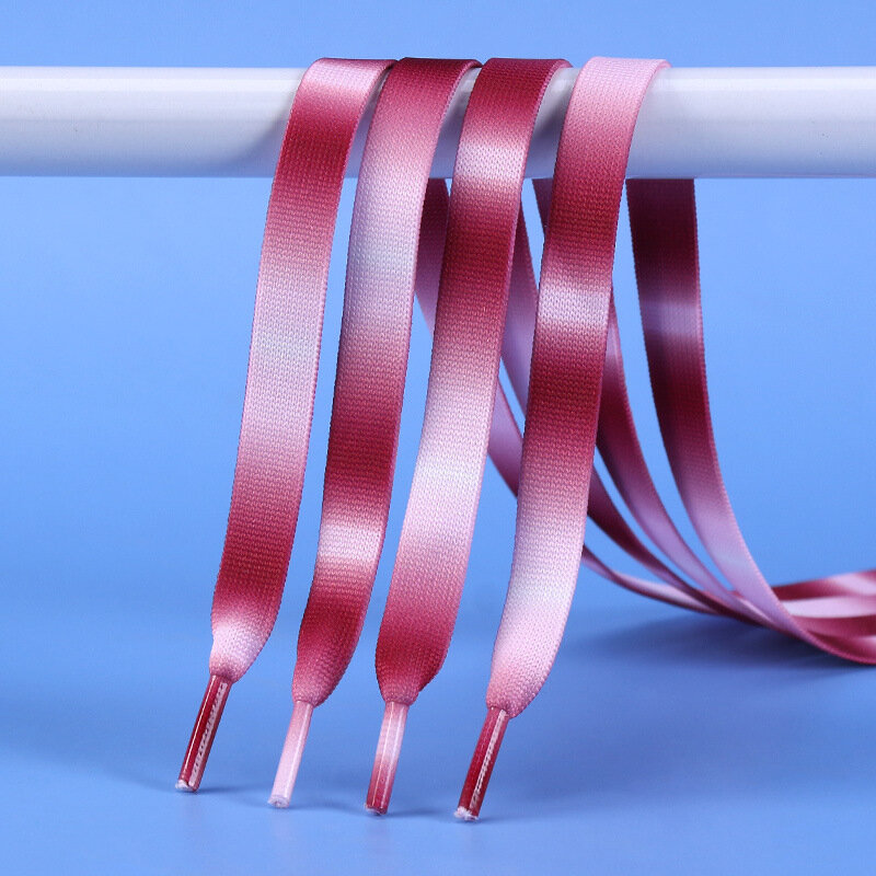 Шнурки McQueen, красные, градиент, 140см