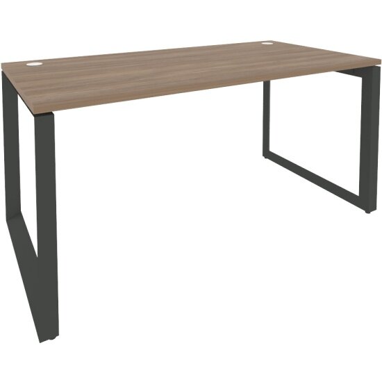 Стол рабочий Riva CHAIR на О-образном м/к O. MO-SP-4.8 Дуб аризона/Антрацит металл 1580*800*750 Onix