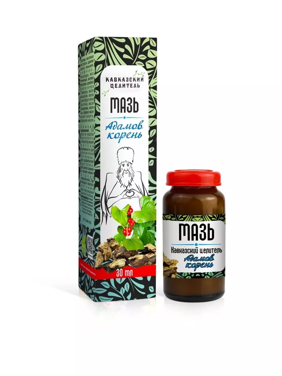 Мазь Кавказская "Адамов корень" увеличение пологово влечения