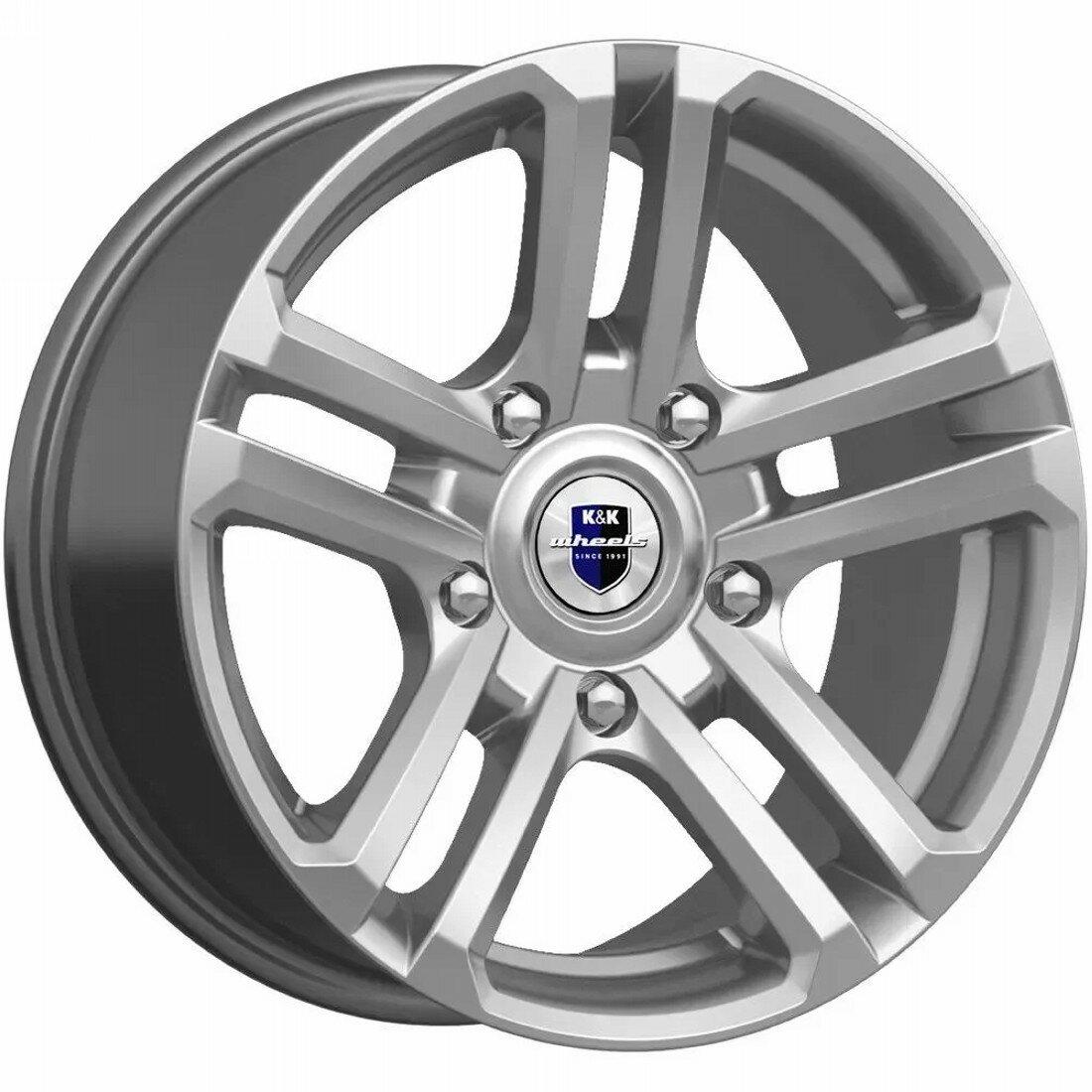 Колесный диск КиК Палладика (КС591) 7x16 5x139,7 ET30 98 Дарк платинум