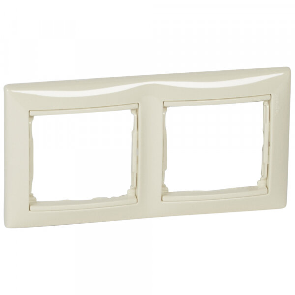4 шт. Legrand Valena Крем Рамка 2-постовая гориз, 774352