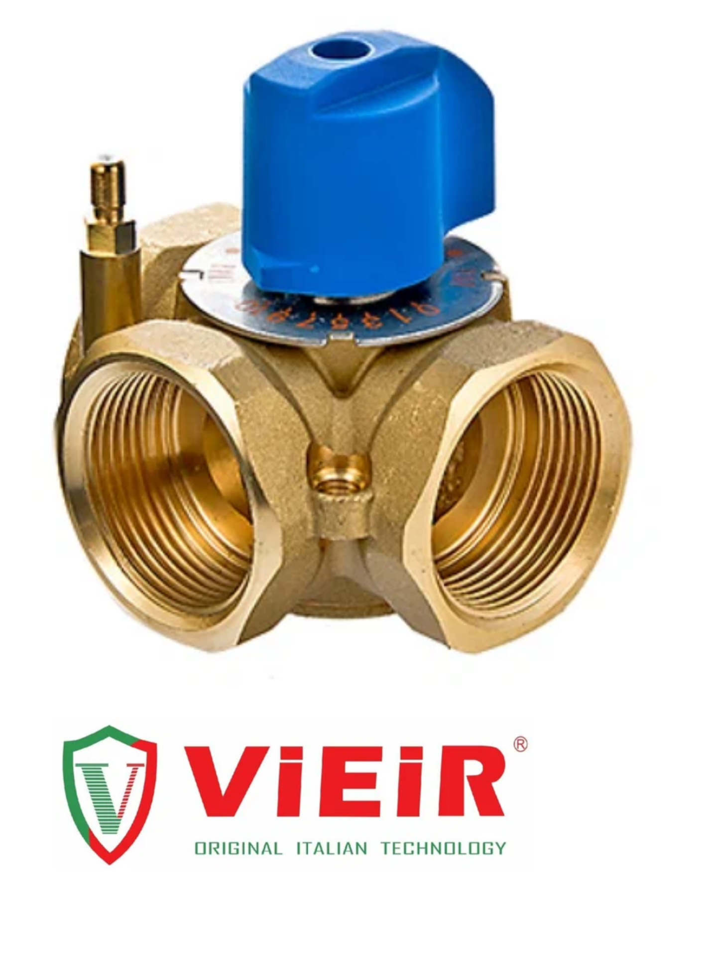 Трехходовой смесительный клапан 3/4" KVs 4 ViEiR VR176 для регулировки температуры в системах отопления