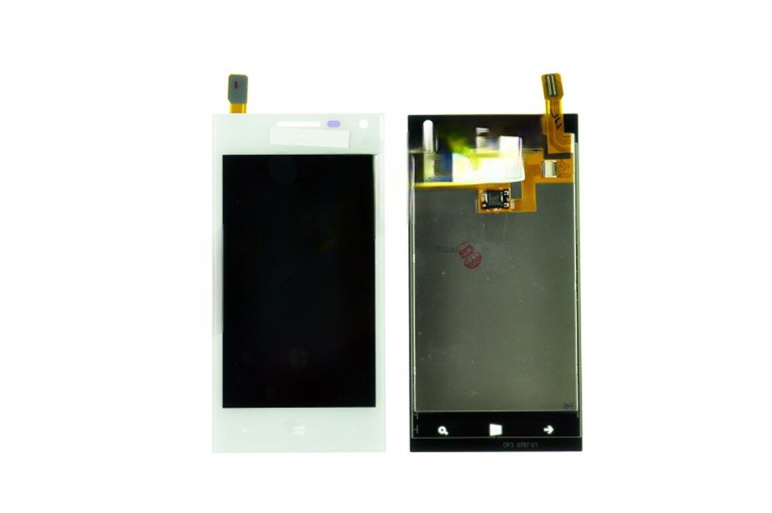 Дисплей для Huawei Ascend W1+Тачскрин белый