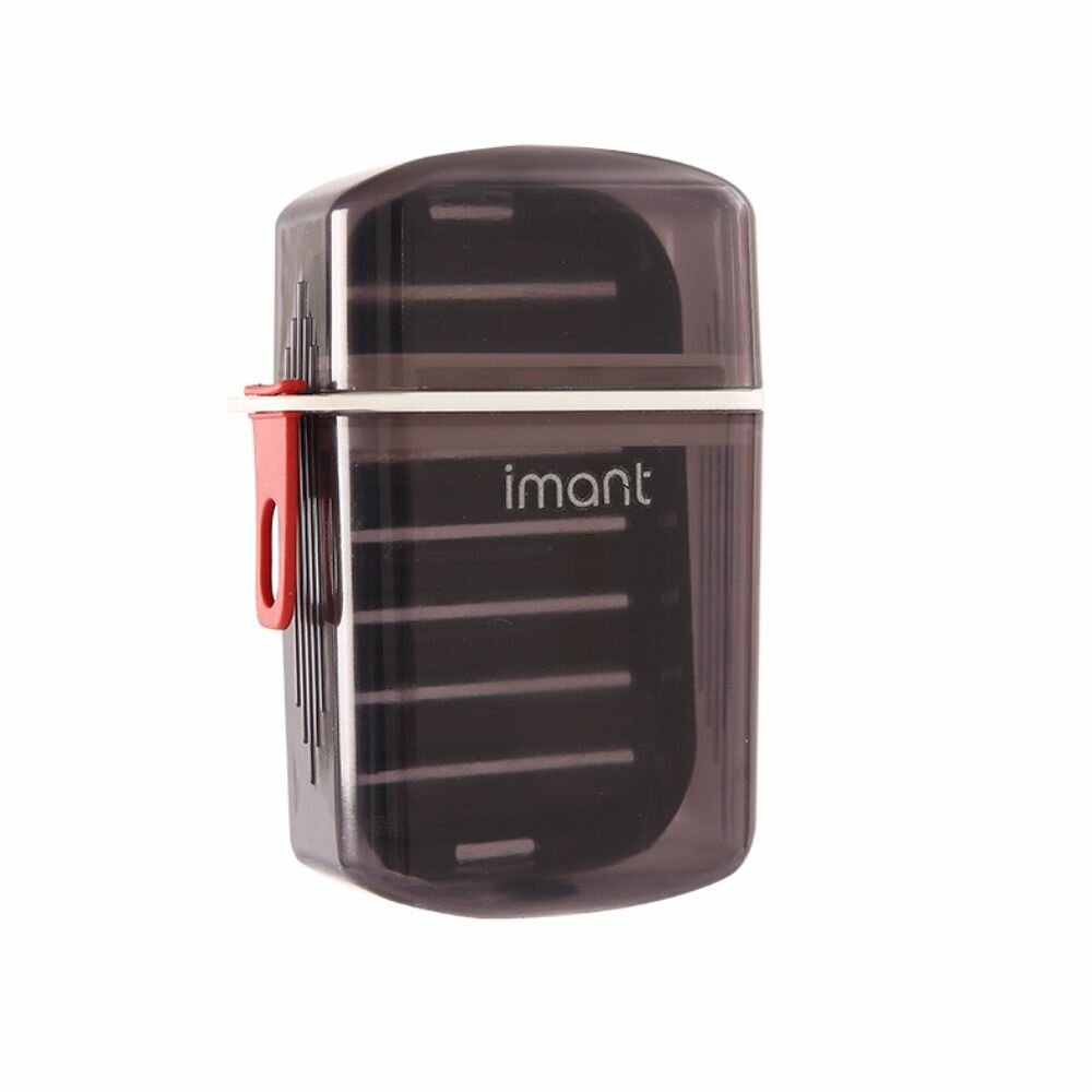 Герметичная дорожная мыльница с дренажом для путешествий - защита от протекания, компактный размер, черная или белая