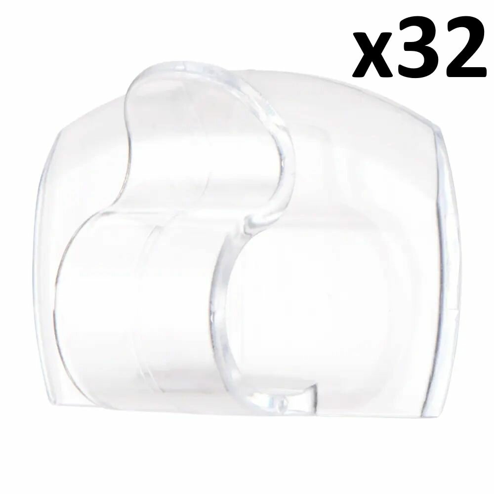 Клипса для гирлянд самоклеящиеся Сила 8 шт (4 уп.)