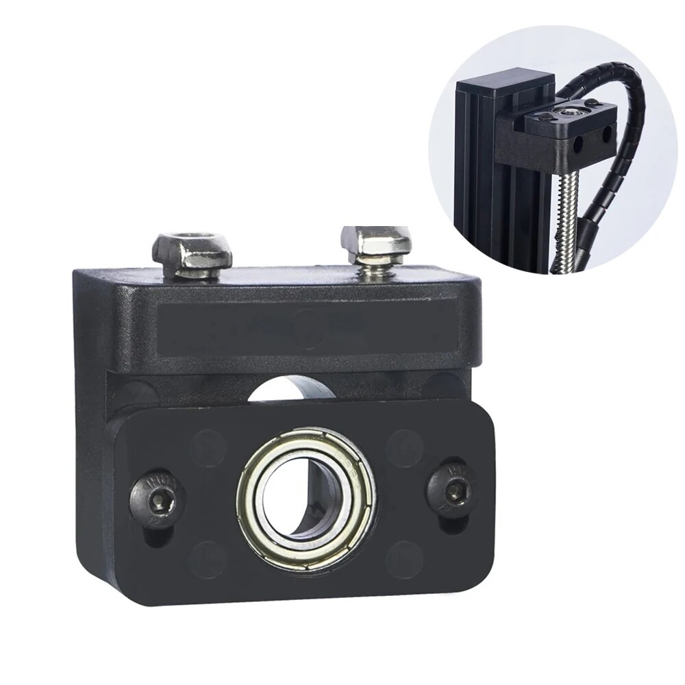 Комплект для 3D-принтеров: верхний крепежный блок для Z-оси Ender 3 V2 с винтом T8, держатель подшипника Z-стержня, запчасти для CR10/10S, Ender 3/3 Pro