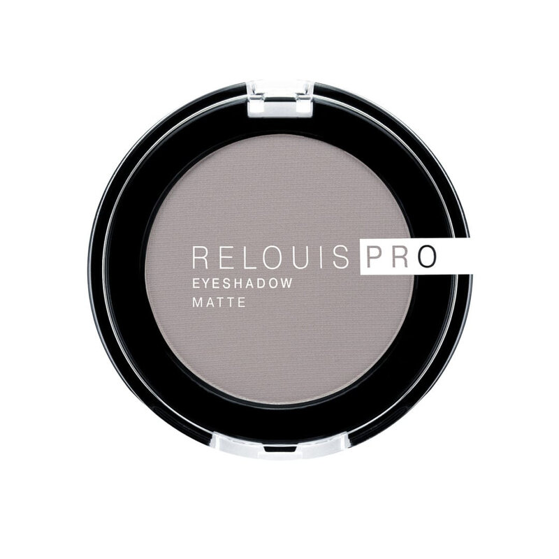 Relouis PRO тени для век eyeshadow matte тон 16 sharkskin, мягкая и шелковистая текстура