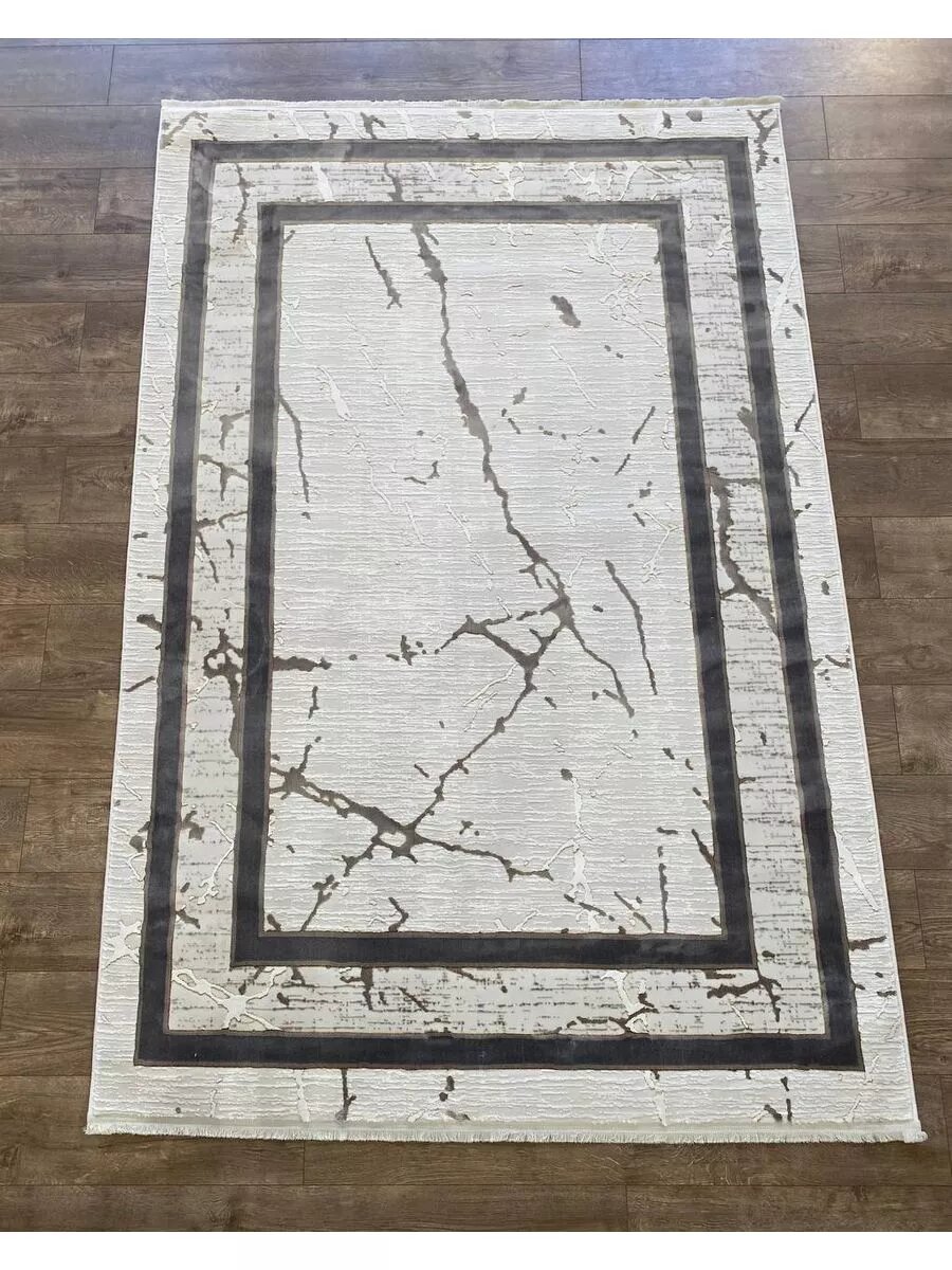 Altyn-kovri Company Ковер комнатный Турция 160x230см Palace 1663 Cream Grey