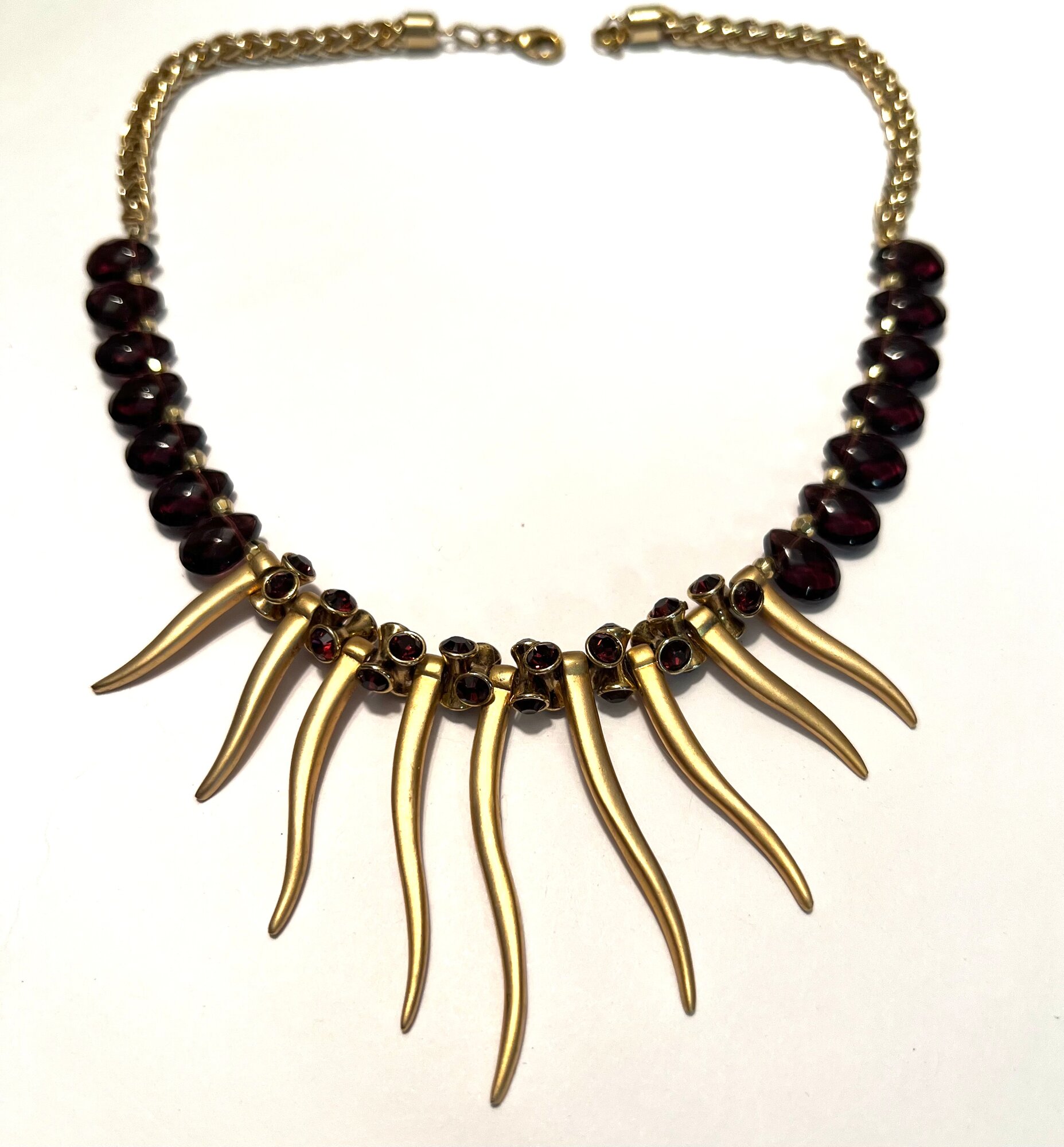 Колье, гранат