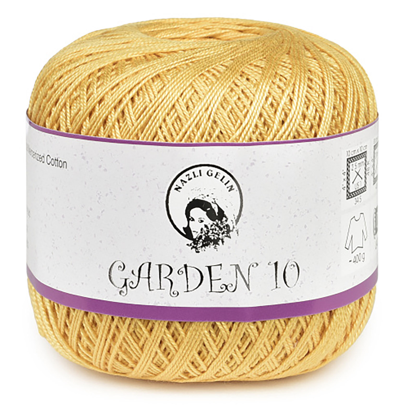 6 Мотков, NAZLI GELIN GARDEN, 100% мерсеризованный хлопок, Цвет-700-04