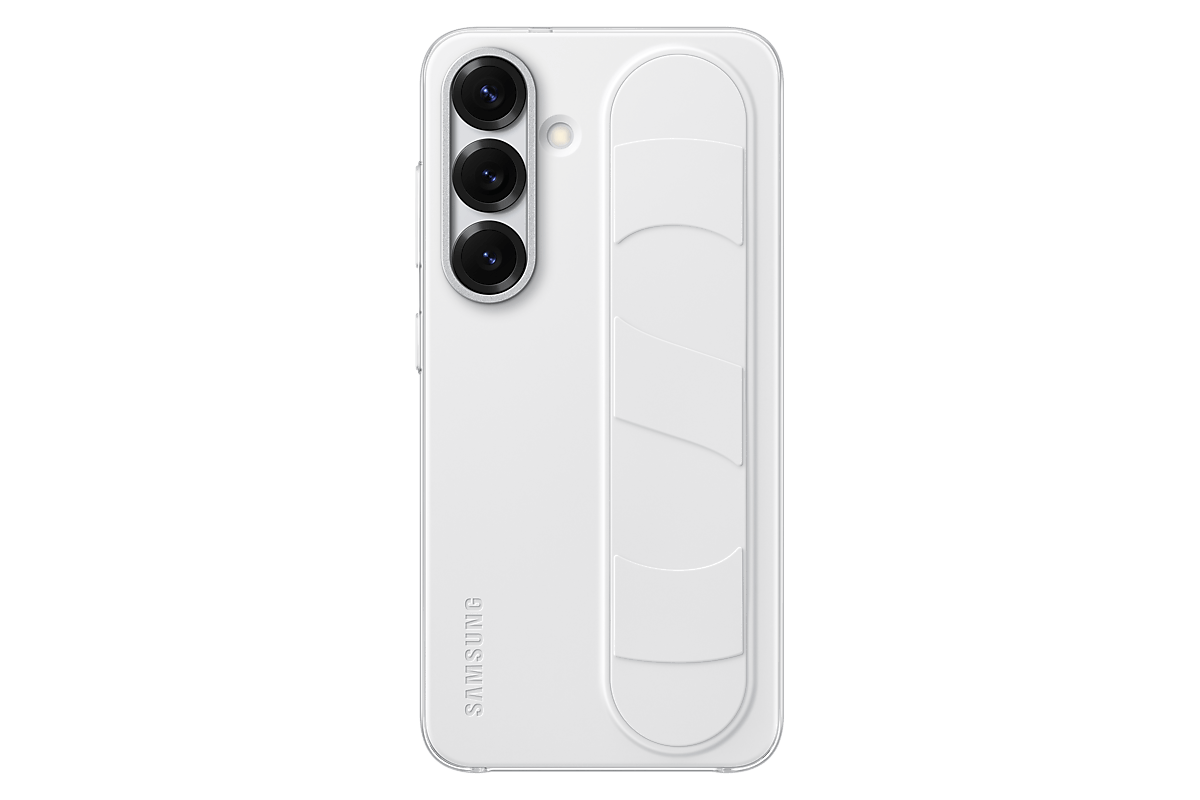 Чехол Samsung Standing Grip Case S25, белый