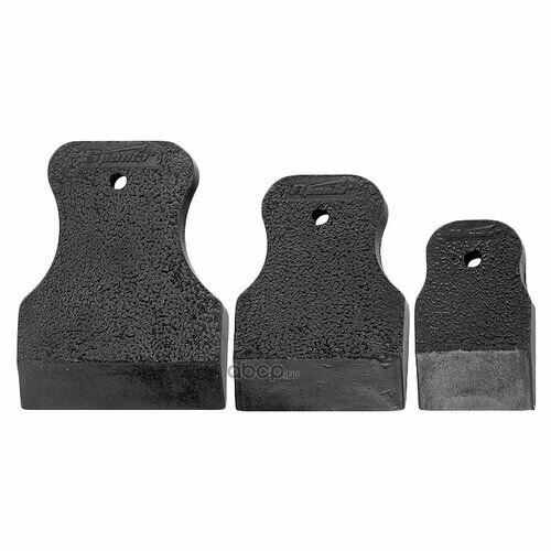 Набор шпателей 40-60-80мм резина черная 3шт MATRIX 858285 Matrix 858285