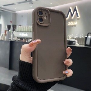 Чехол на Iphone 11 / черный The North face / С защитой камеры и усиленными углами