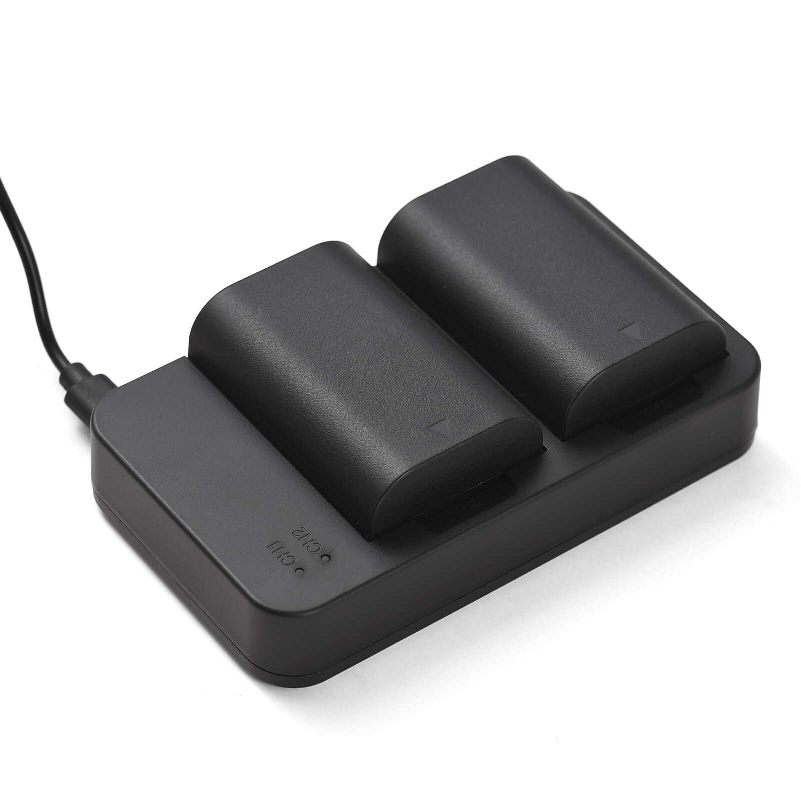 Комплект аккумуляторов и зарядного устройства LP-E6 и LP-E6N для камеры Canon R7 R6 с зарядным устройством на 2 аккумулятора + 2 аккумулятора LP-E6 7,4 В 2600 мА·ч + USB-кабель для зарядки