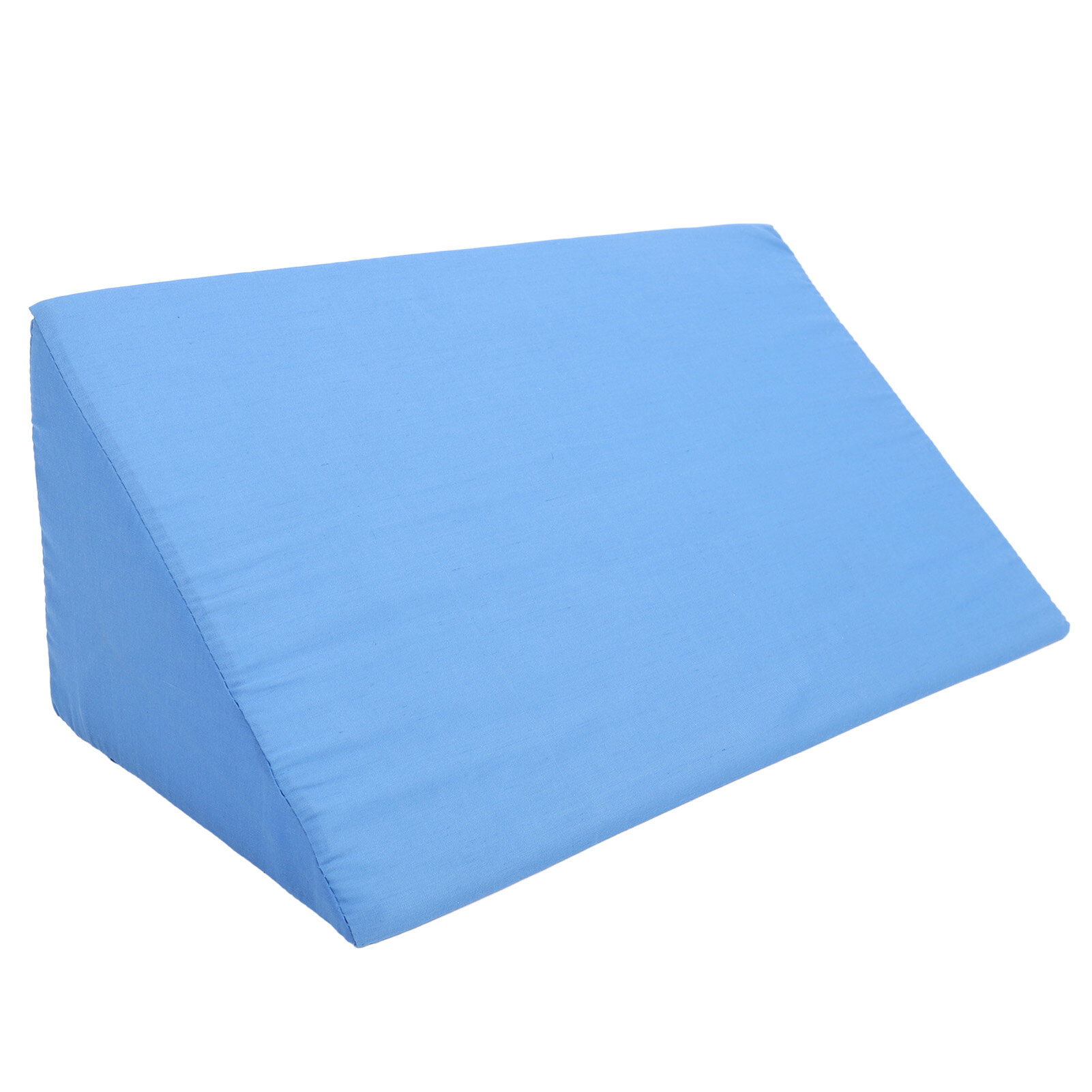 Клиновидная подушка для сна на боку, обеспечивающая удобную поддержку и позиционирование тела, синяя.