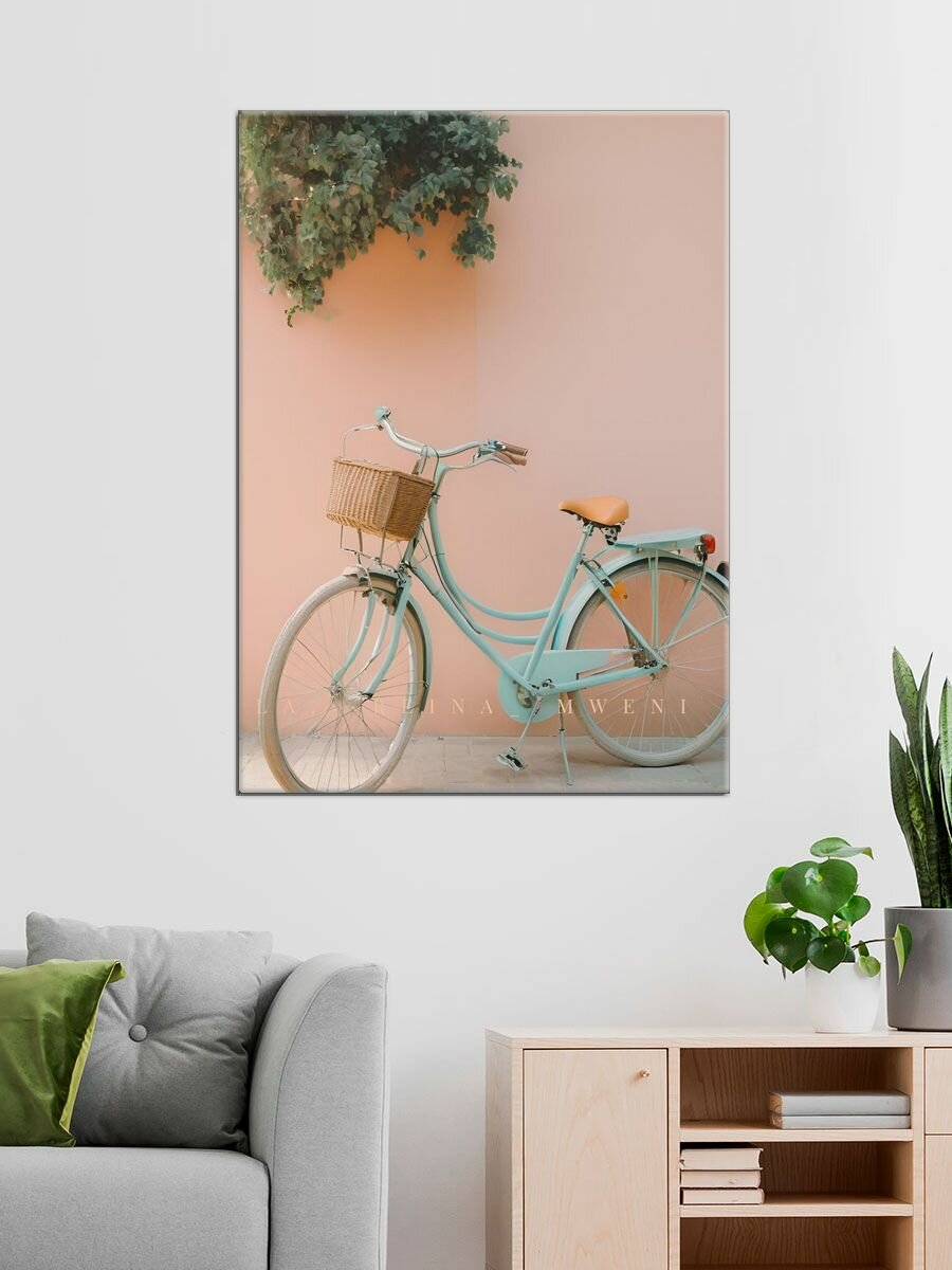 Картина на стену "Велосипеды", 50х70 см