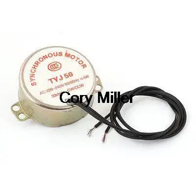 220 В-240 В переменного тока, 33 об/мин, 4 Вт, 50/60 Гц, по часовой/против часовой стрелки, диаметр вала 7 мм, синхронный двигатель вентилятора