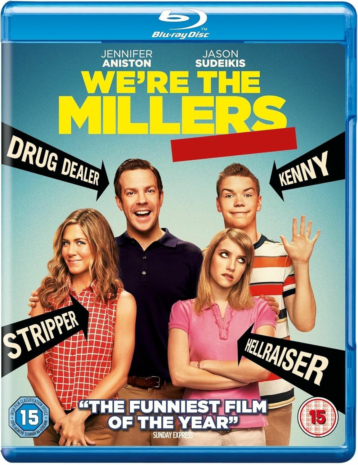 Мы - Миллеры (2013) Blu-ray (блю-рей диск) комедия