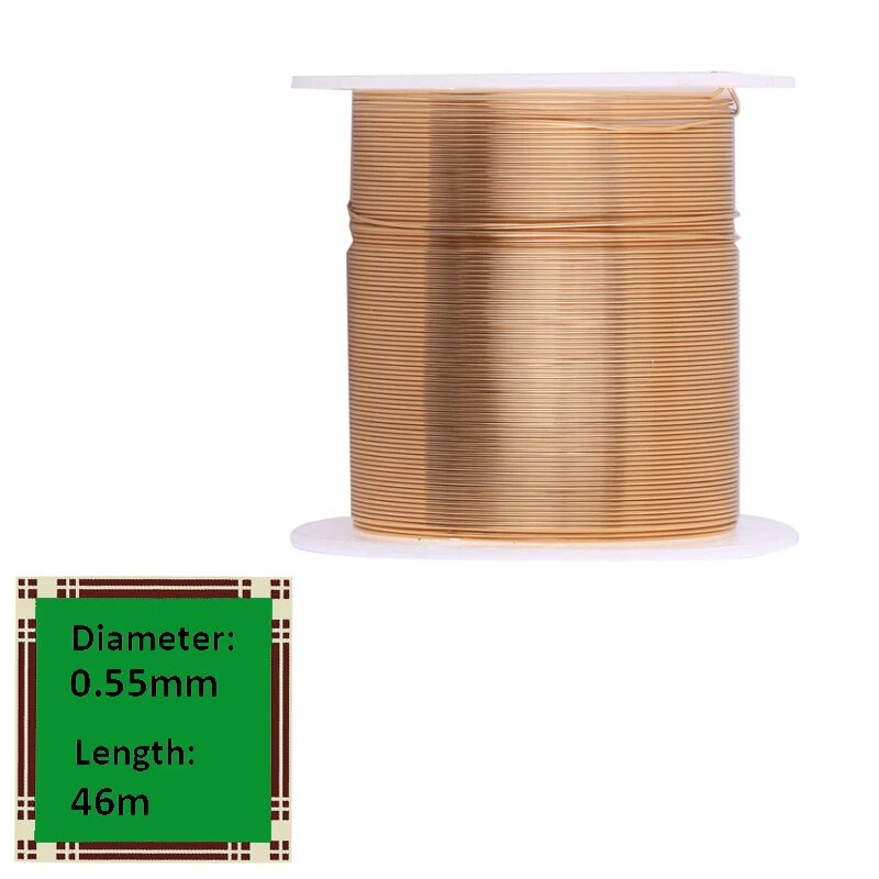 Медная проволока 0.55mm, 46м, 100г