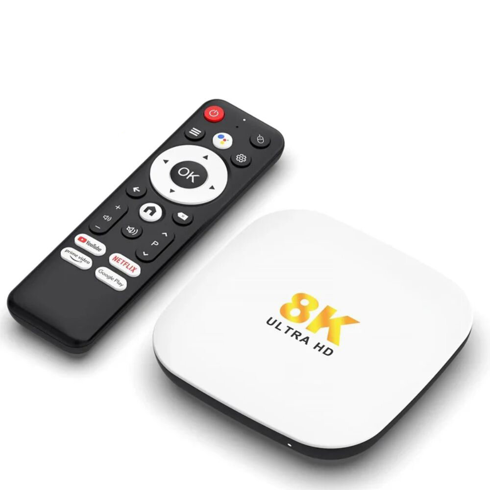 Новая смарт-приставка MAX M2 PLUS на базе Android 14.0 RK3528, Wifi6, BT5.4, 8K, голосовой помощник, медиаплеер, Android-приставка