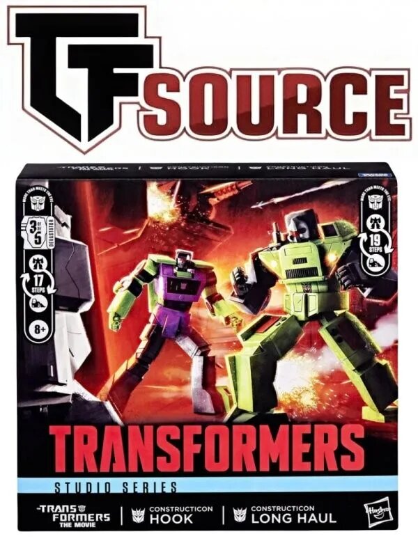 Трансформеры игрушки Hasbro Transformers Studio Series Commander Class 86 Constructicons Long Haul and Hook 16.5cm G0472
