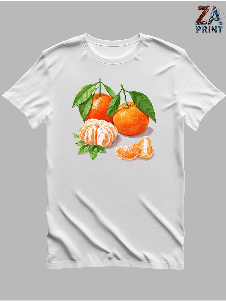 Футболка мандарин