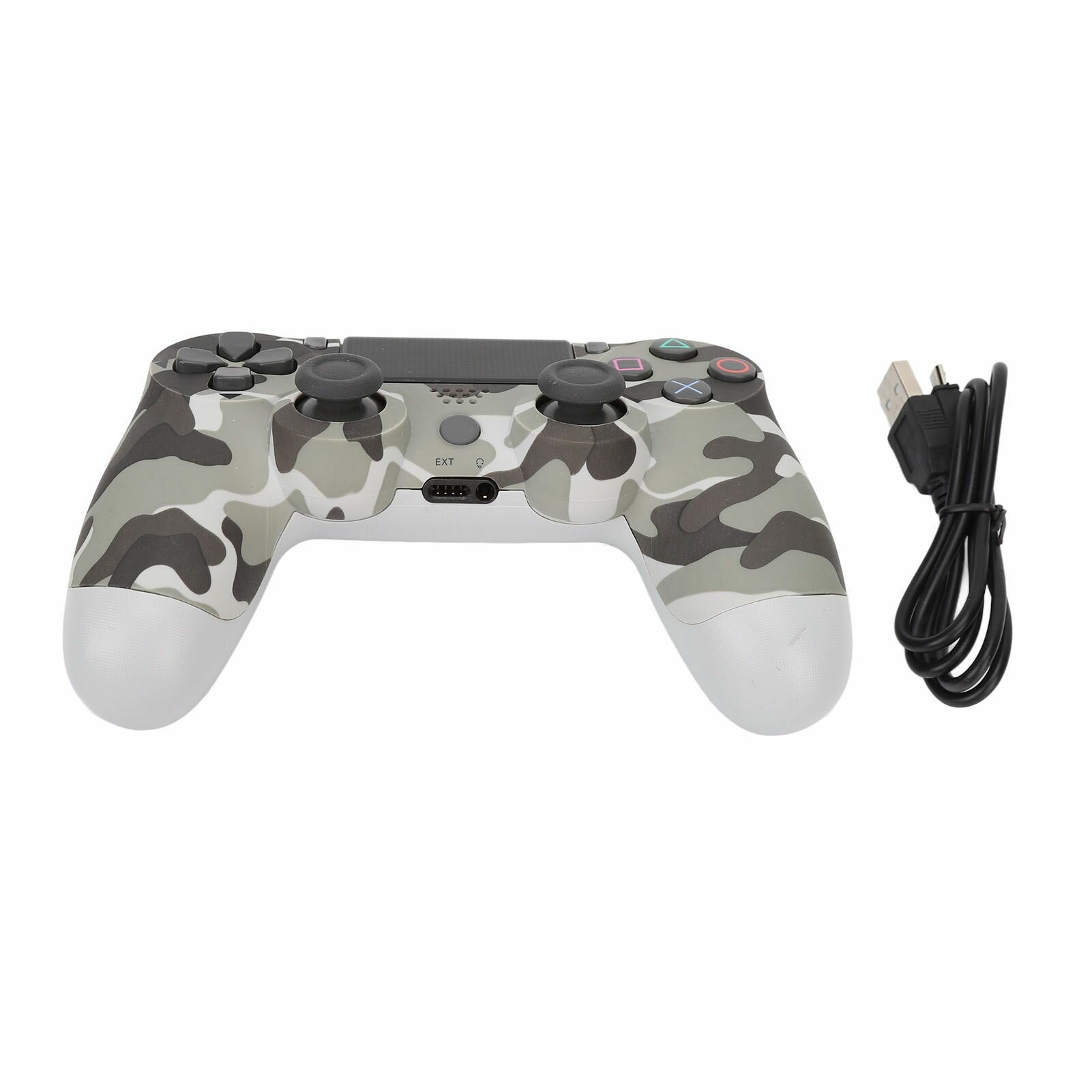Беспроводной контроллер для PS4 Slim/Pro/PS5, серый камуфляж