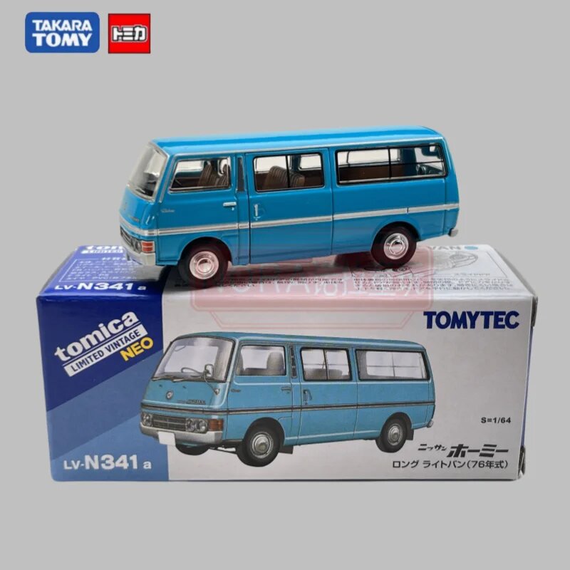 TOMICA TLV-N341a Nissan Homy синий металлический автомобиль 1:64