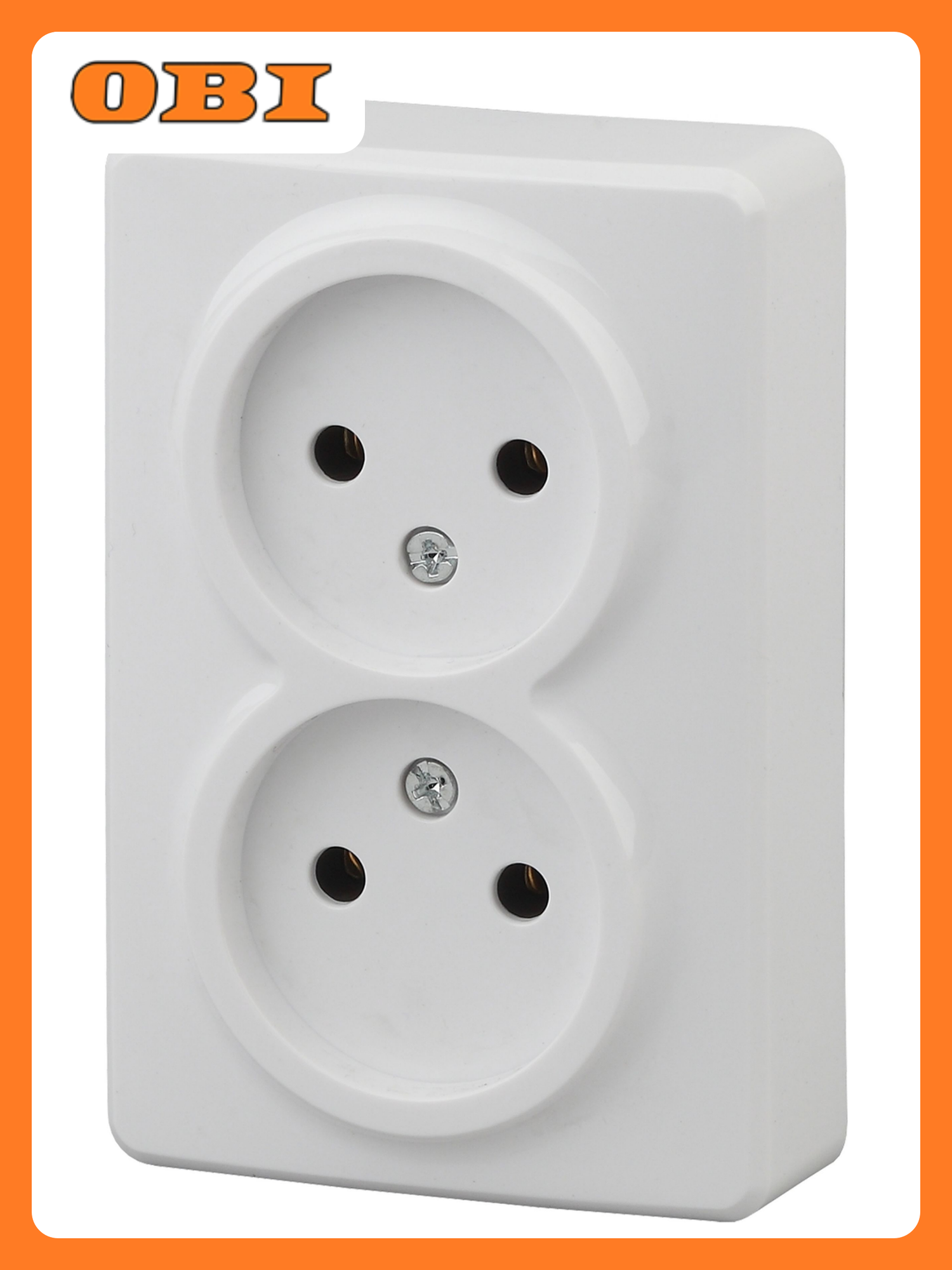 11-2202-01 ЭРА Розетка 2х2P, 16A-250В, IP20, ОУ, Эра Эксперт, белый (18/180/3600