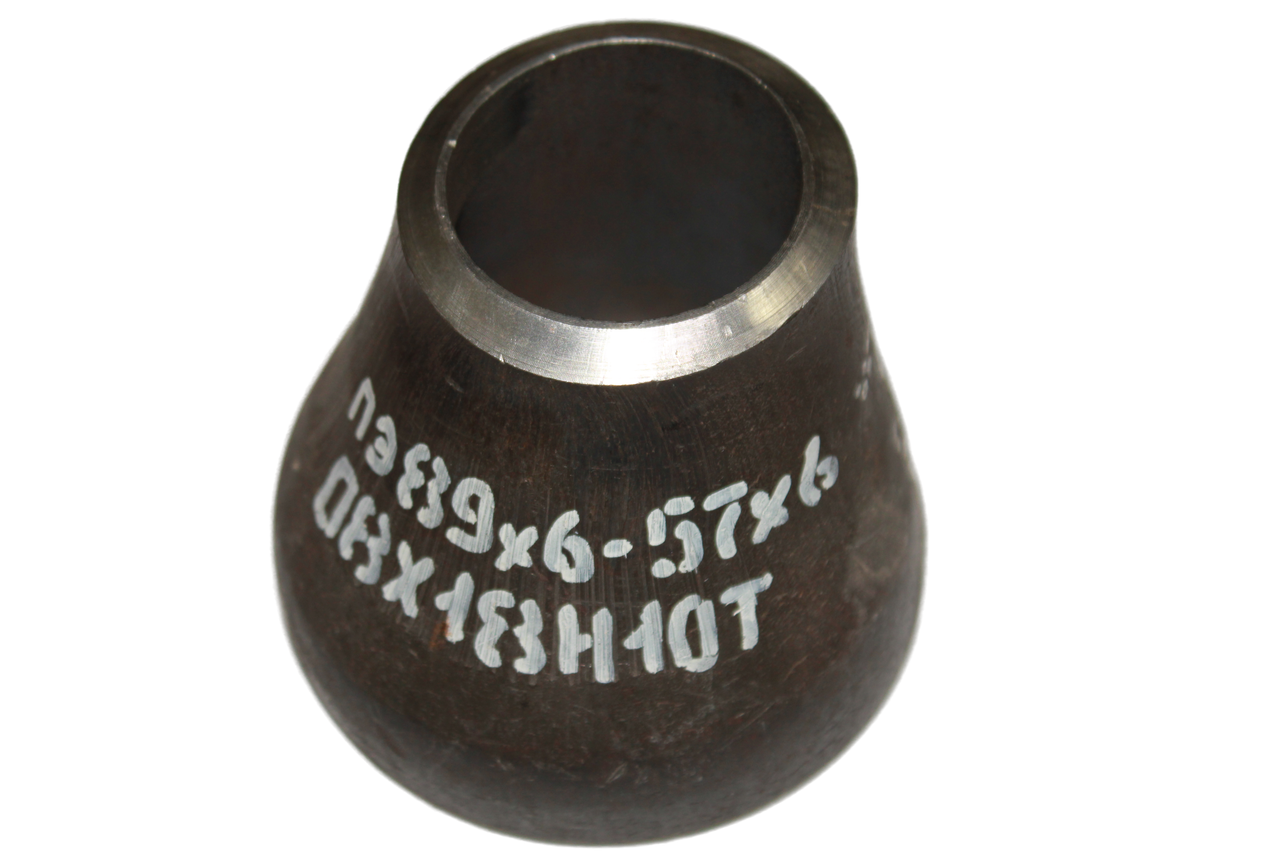Переход Э 89х6--57х6 ст. 08Х18Н10Т ТУ нержавеющий эксцентрический