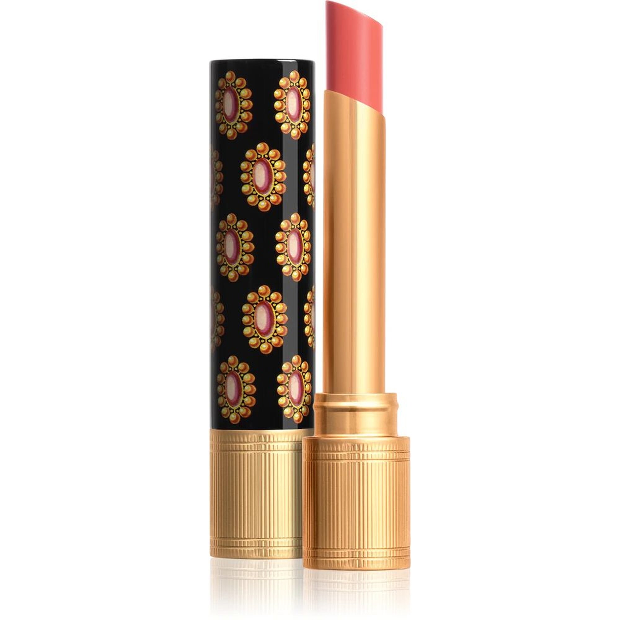 Gucci Beauty Увлажняющая губная помада Rouge de Beaute Brillant/оттенок 112 Sally Soft Honey