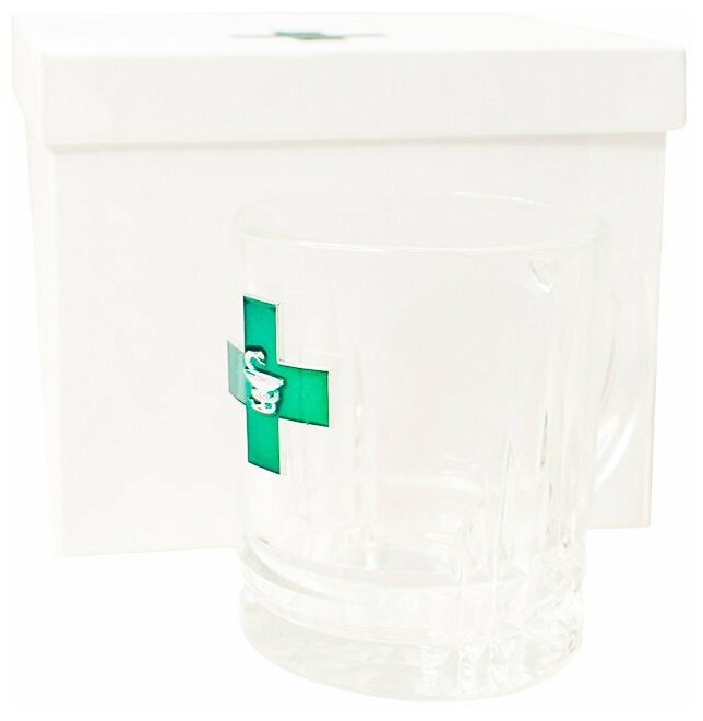 Кружка "Аптечный крест" с барельефом (250 мл)