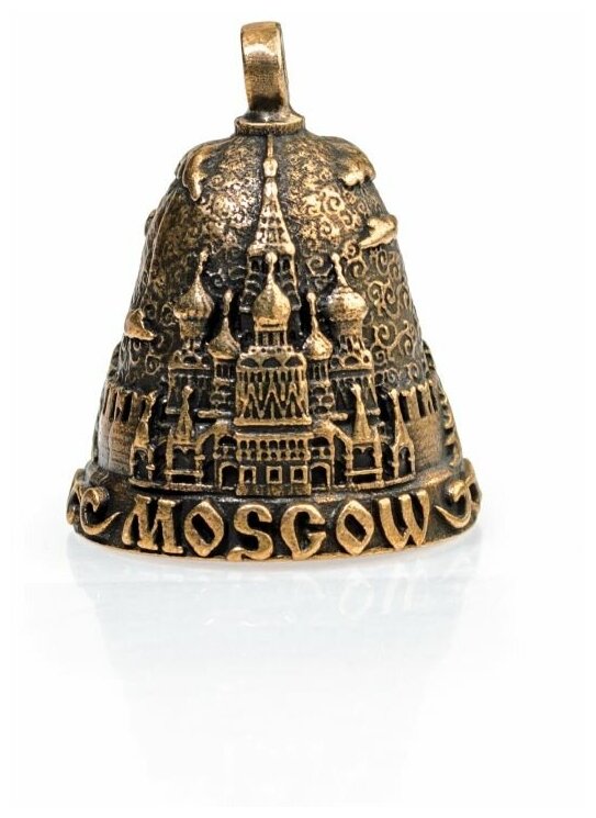 Колокол москва маленький (ВхШхД 3см./3см./3см.)