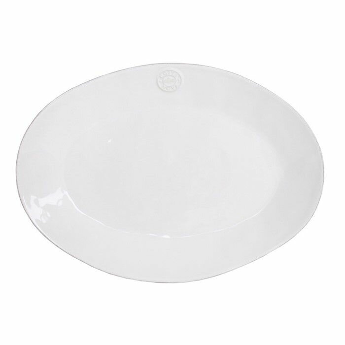 Блюдо Nova 30x21 см, материал керамика, цвет белый, Costa Nova, Португалия, NOA302-WHE(NOA302-02203B)