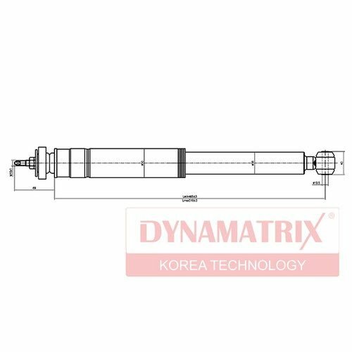 Амортизатор подвески передний Dynamatrix-Korea DSA553183 для Mercedes C-CLASS W202