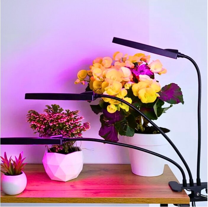 Светодиодная фитолампа полного спектра "3 фитосветильника"