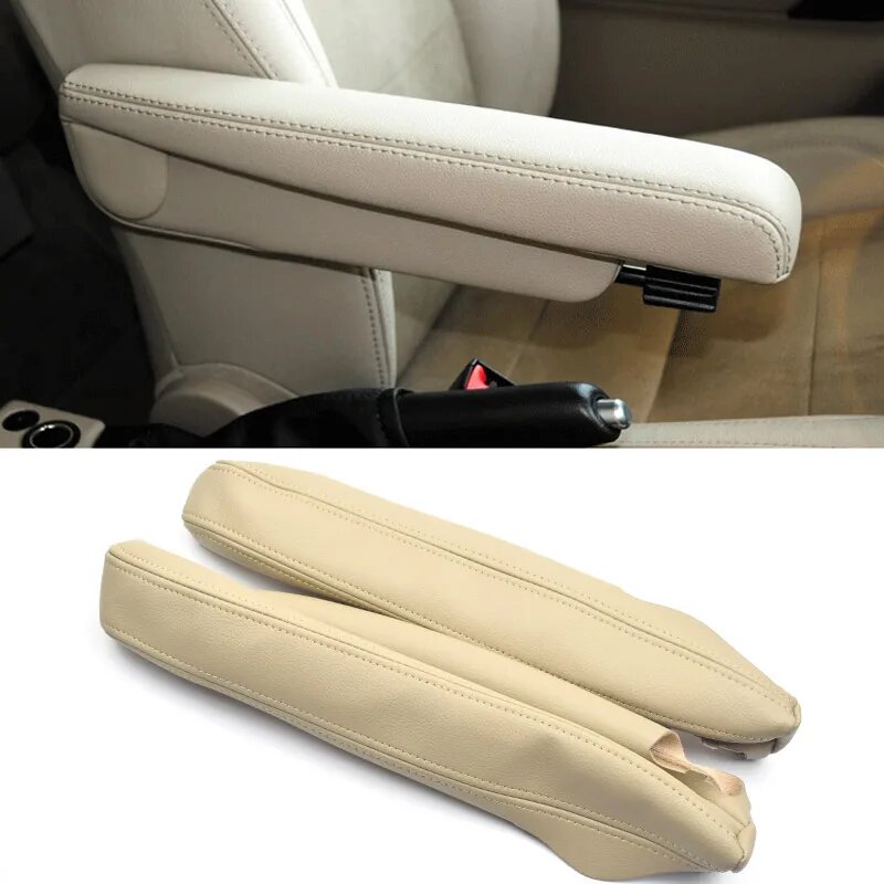 Чехол на подлокотник автомобиля Vtear, защита подлокотника центральной консоли, внутренняя Beige