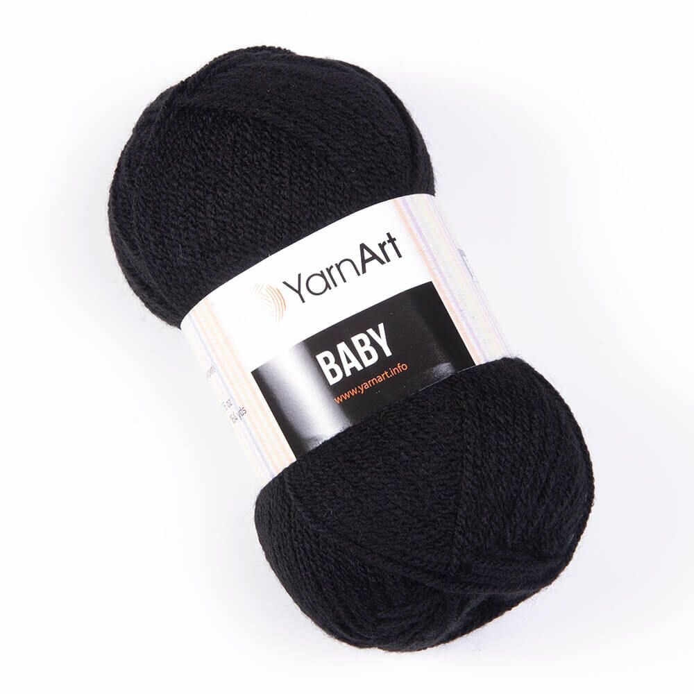 Пряжа бэби (Baby Yarnart) беби упаковка 5 мотков 50 г. 150 м. 100% акрил цвет 585 черный